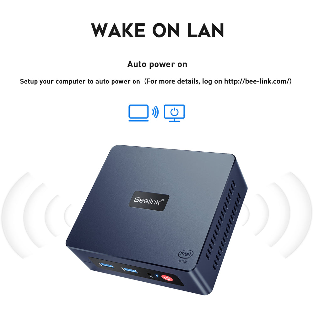 Beelink MINI S Intel Celeron N5095 Office Mini PC 4C/4T 2GHz up to 2.9